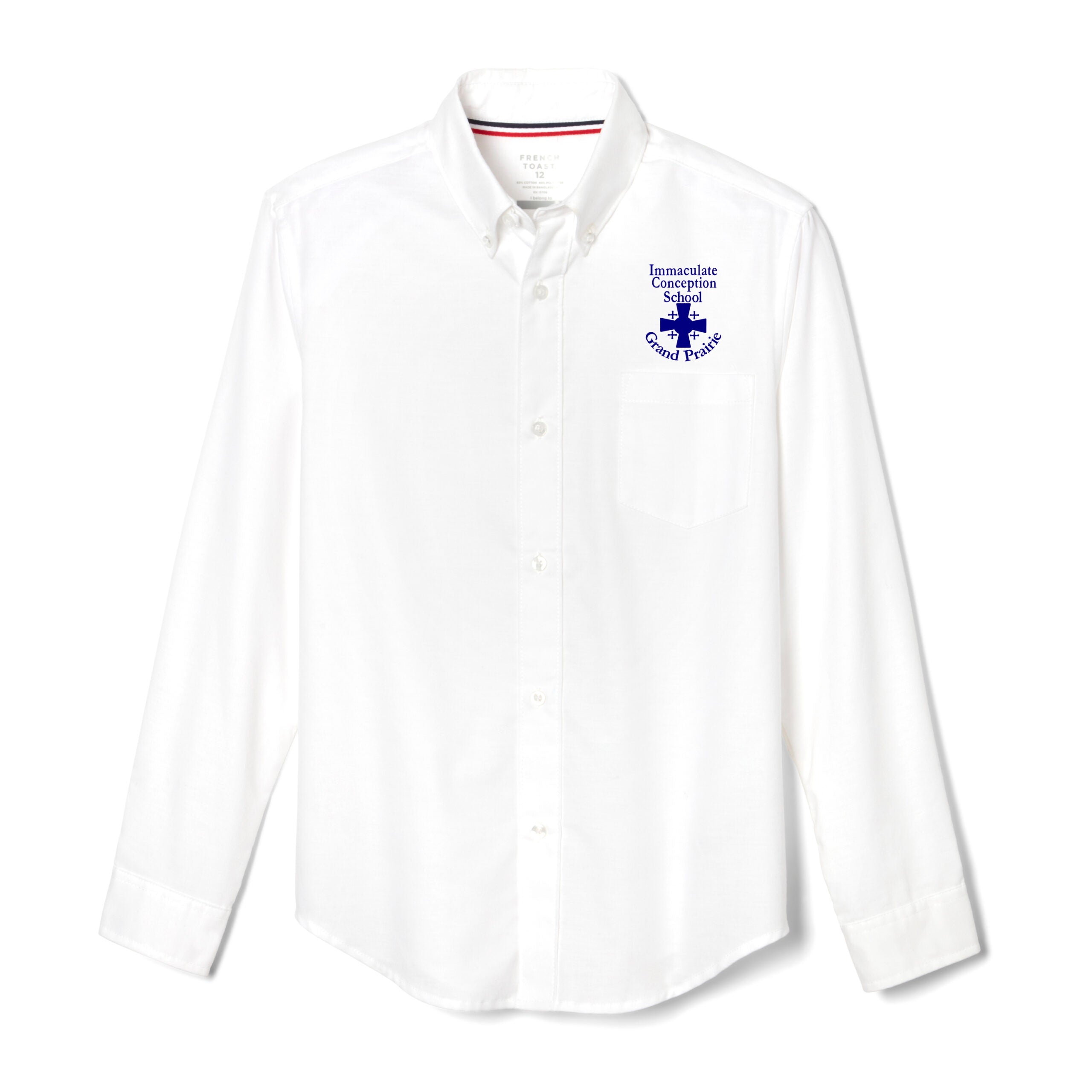 ICS OXFORD LONG SLEEVE YOUTH – Kid To Kid Uniforms