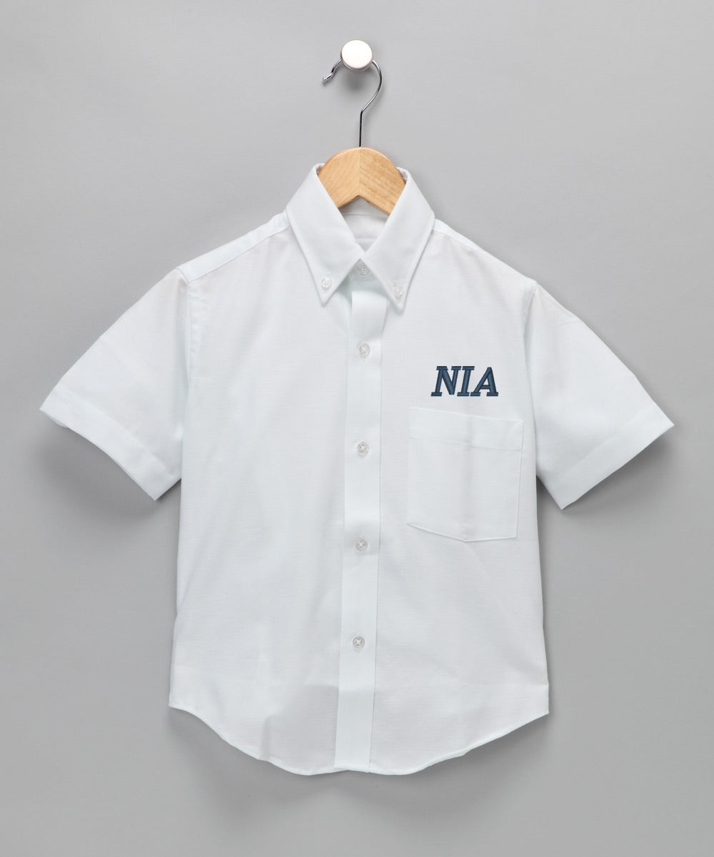 NIA BOY K12 SHORT SLEEVE OXFORD – Kid To Kid Uniforms